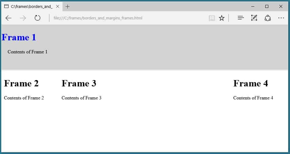 Frameset In Html Sample Code Damnxgood