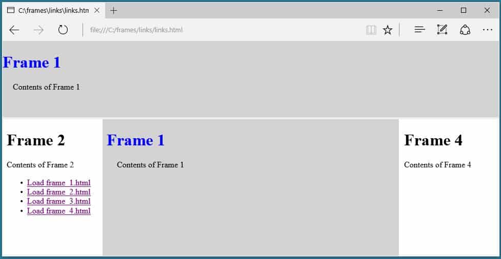  Frame Html Css Anahori jp
